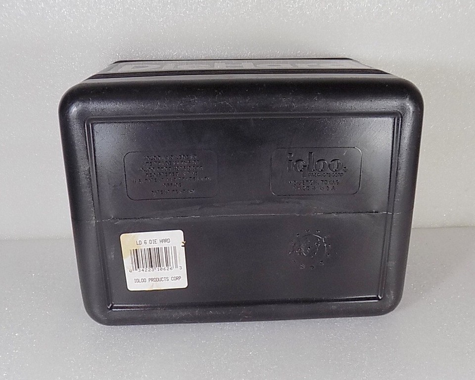 Vintage IGLOO DIEHARD Car Battery Ice Chest 6 Pack Cooler Lunch Box | eBay