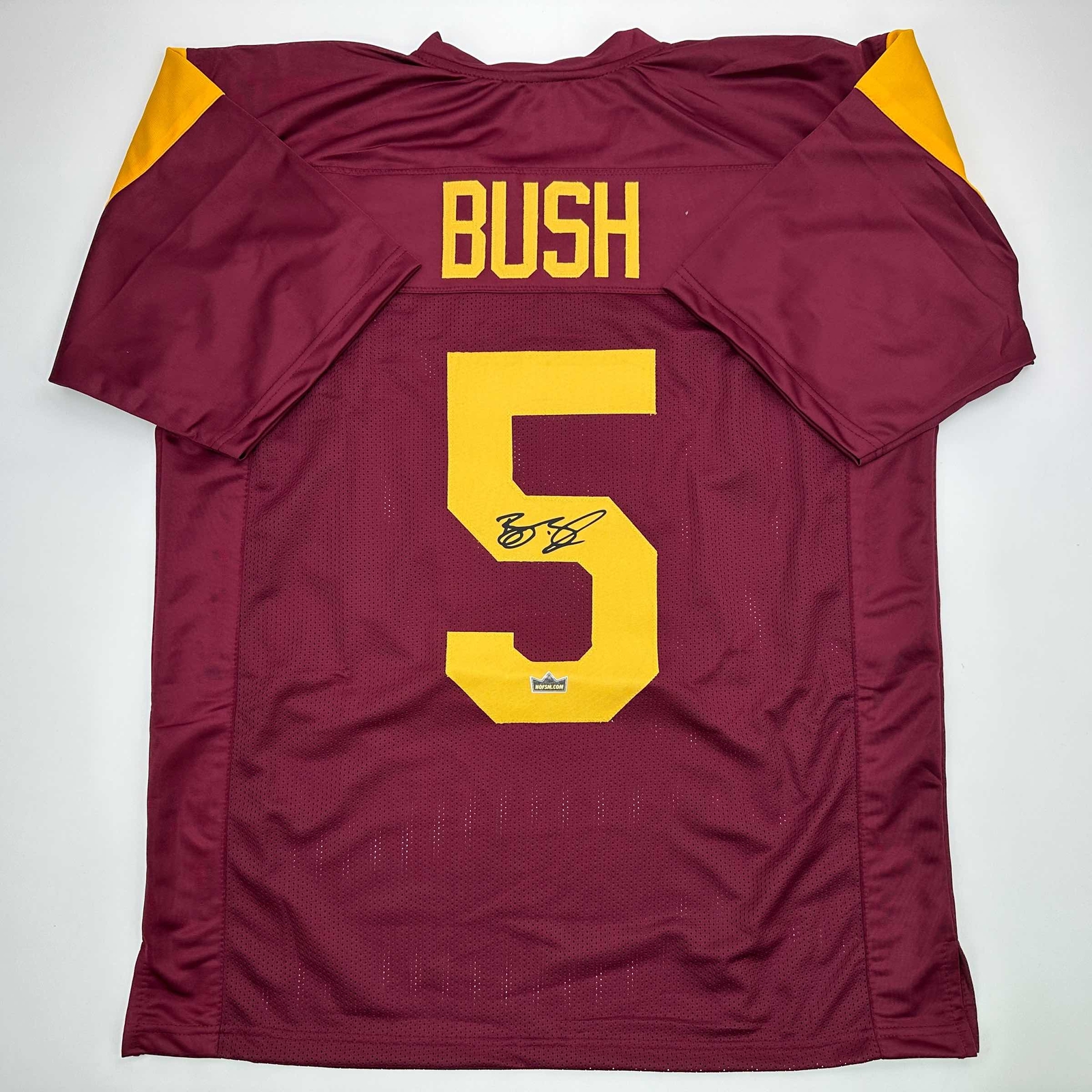 Facsimile Autographed Reggie Bush USC Maroon Reprint Jersey Size Men's ...