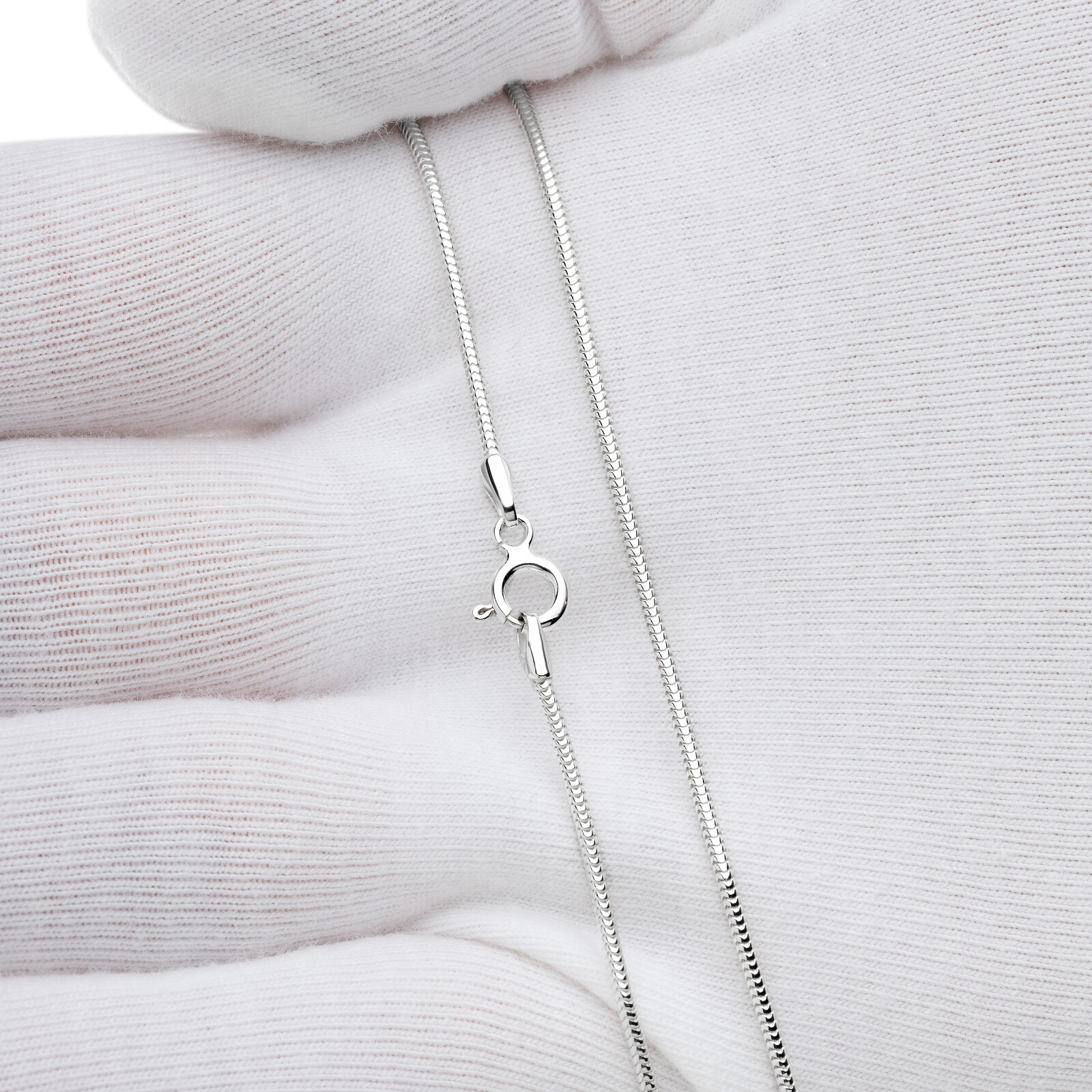 925 Sterling Silver Snake Necklace Chain Genuine 1.2mm thick – Various ...