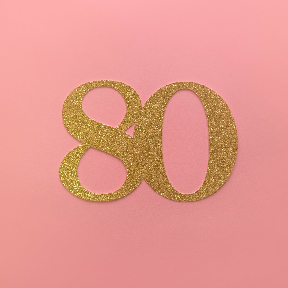 Number Cake Topper Any Number Any Age 24 Colours Glitter Card Free P&P ...