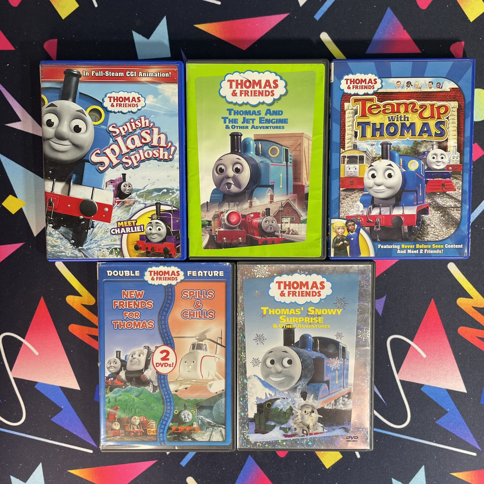 Thomas The Tank Engine and Friends Lot Of 5 DVDs Kids | eBay