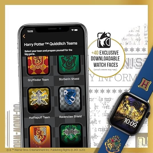 MobyFox Harry Potter Hogwarts Apple Silicone Watch Band 38, 40, 41, 42 ...