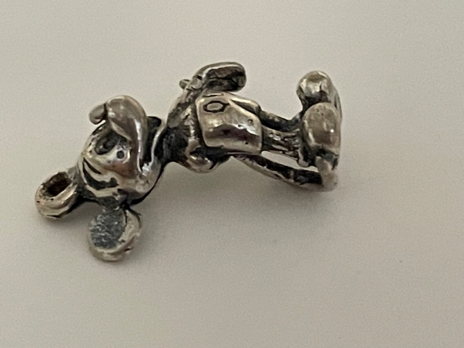 DISNEY 925 Sterling Silver Mickey Mouse Charm Pendant… - Gem
