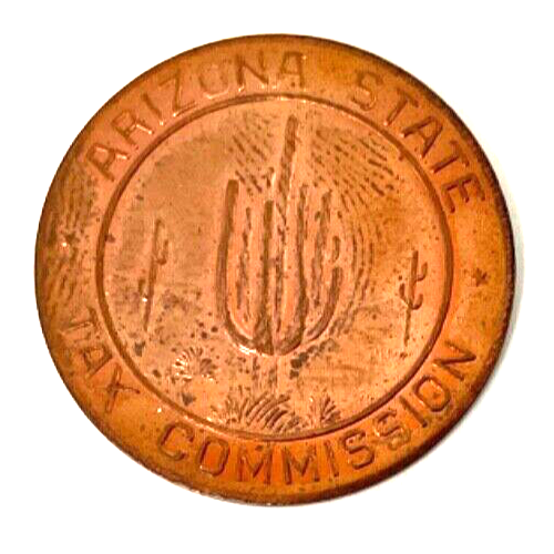 Arizona State Tax Commission Sales Tax Token | eBay