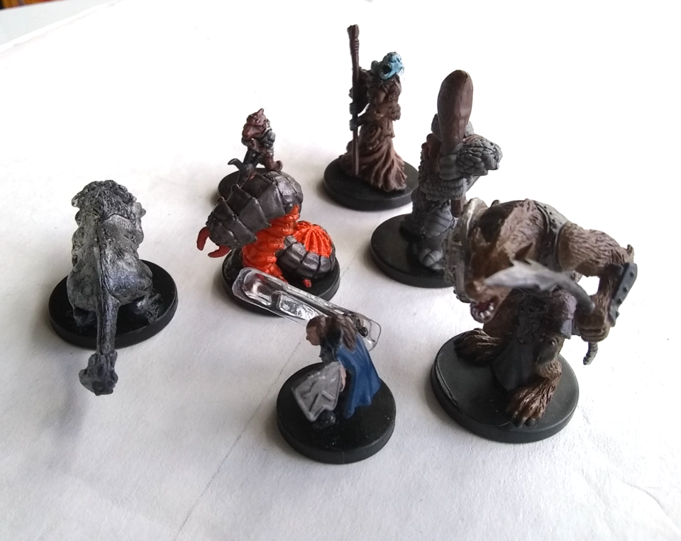 Dungeons & Dragons 7 Dungeons of Dread Panther Paladin Centipede Gnoll ...