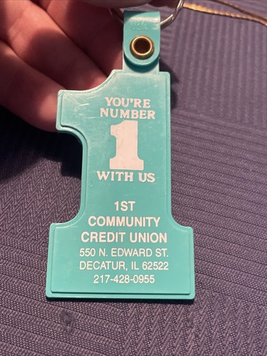Advertising Keychain 1st Community Credit Union Decatur Illinois IL ...