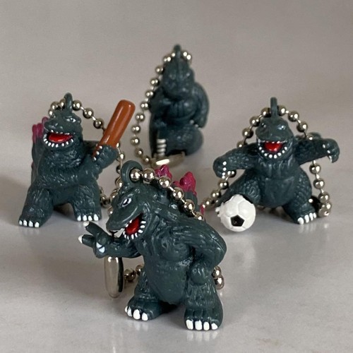 Godzilla Keychain Set Of 4 | eBay