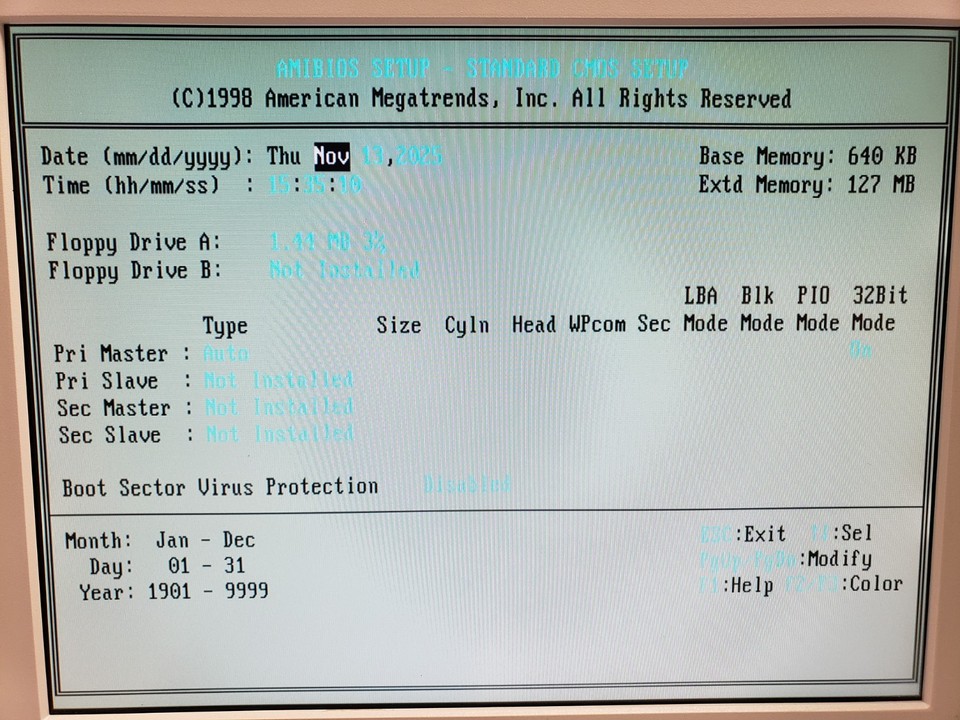 Vintage Micron Client Pro 766xi PC Tower Computer AMD K6-2 300MHz 128MB ...