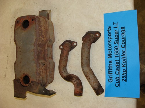 Cub Cadet 1550 SUPER LT 25HP Kohler Courage OEM SV730 slt muffler ...