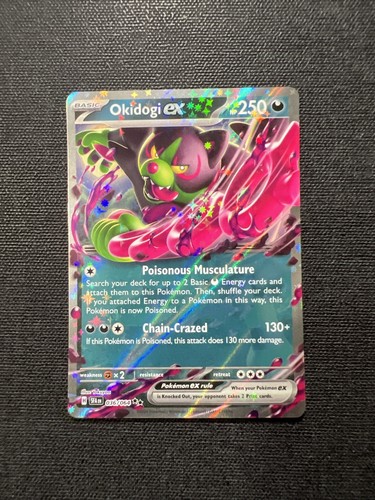 Okidogi ex 036/064 Shrouded Fable Double Rare PACK FRESH Pokemon Card ...
