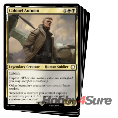 Colonel Autumn X4 M/NM Magic: The Gathering MTG Universes Beyond ...