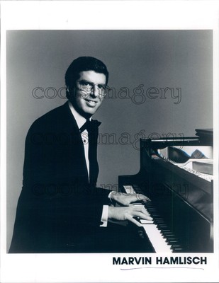 American Composer Marvin Hamlisch at Piano Press Photo | eBay