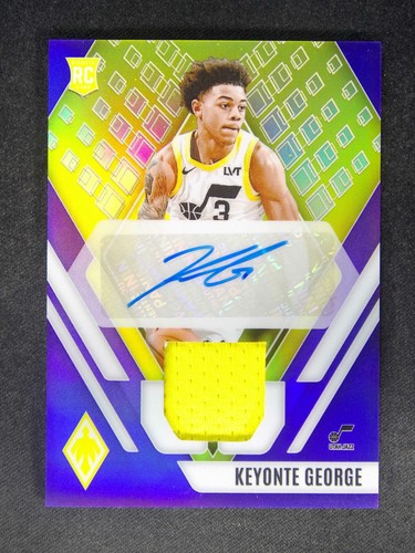 2023-24 Panini Phoenix Keyonte George RC Rookie Jersey Patch Auto ...
