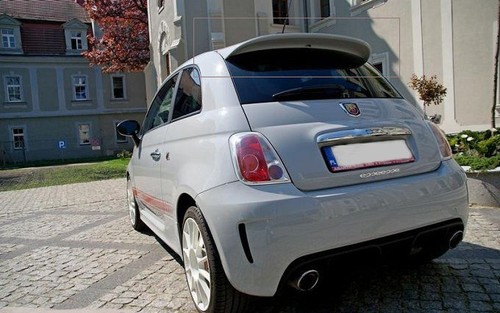 FIAT 500 ( from 2007 ) ABARTH LOOK REAR ROOF SPOILER | eBay