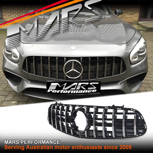AMG Panamericana SL63 Style Bumper Grille Grill Bodykit for Mercedes SL ...