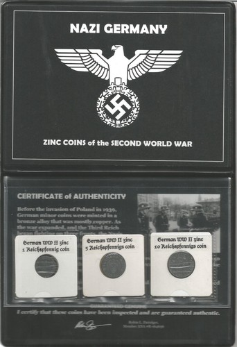 Nazi Germany: Zinc Coins of the Second World War – Album (1, 5, and 10 ...