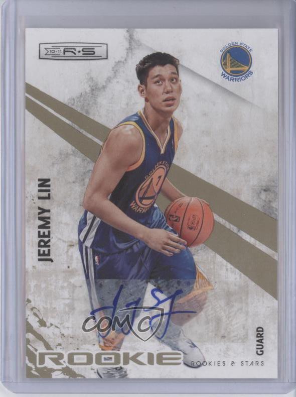 2010-11 Panini Rookies & Stars - Gold Signatures #129 Jeremy Lin ...