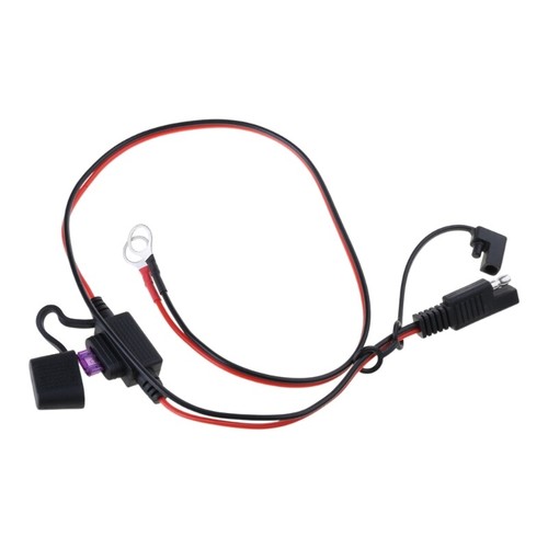 SAE to O Rings Battery Extension Cable for Motorcycles and Solar ...