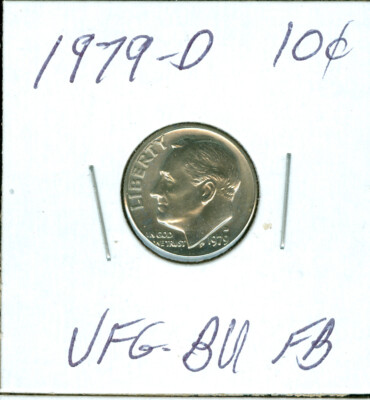 1979 D ROOSEVELT DIME ULTRA FINEST GRADE FB BU RARE | eBay