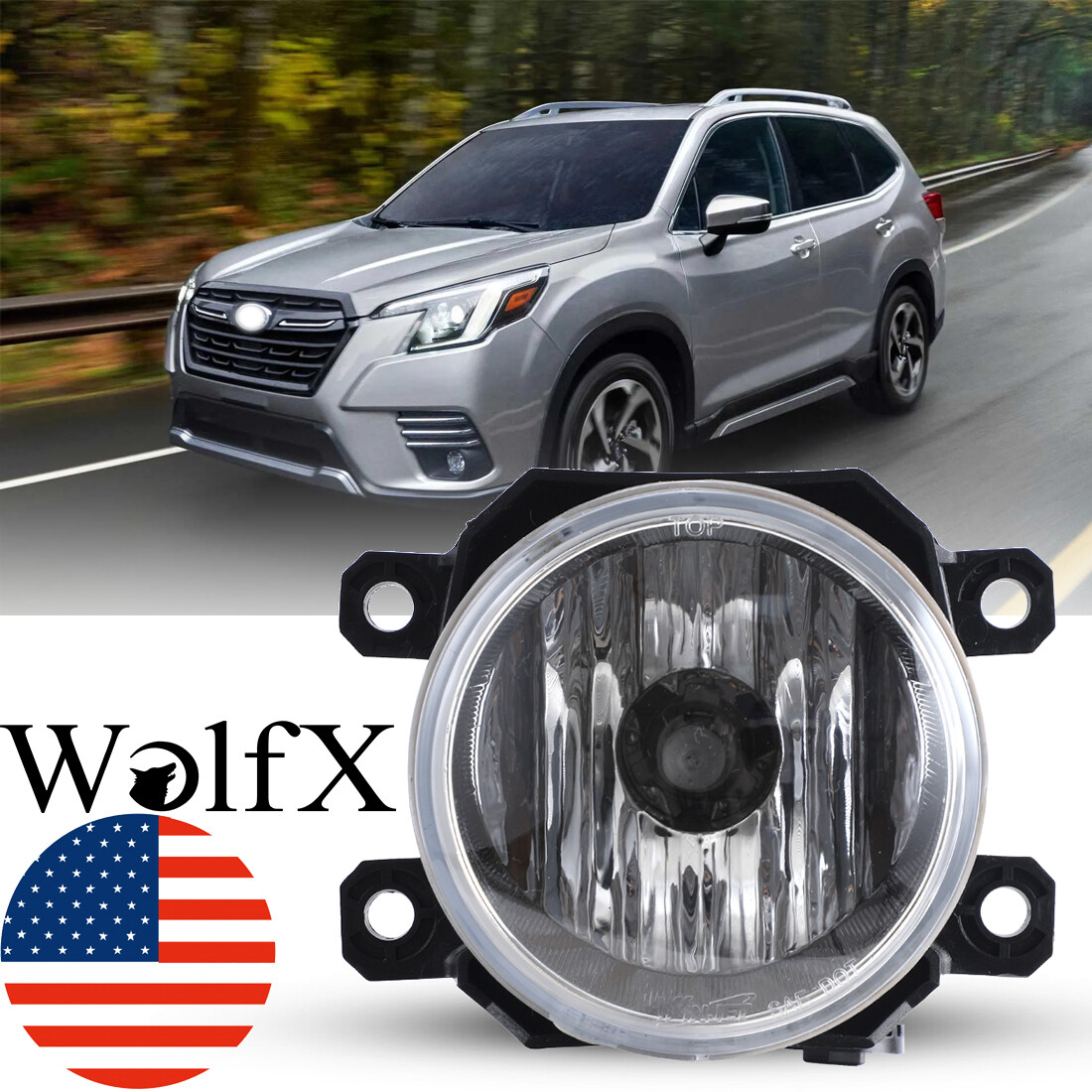 For 2018-2023 Subaru Crosstrek/Impreza Wagon Sedan/Forester Fog Light ...