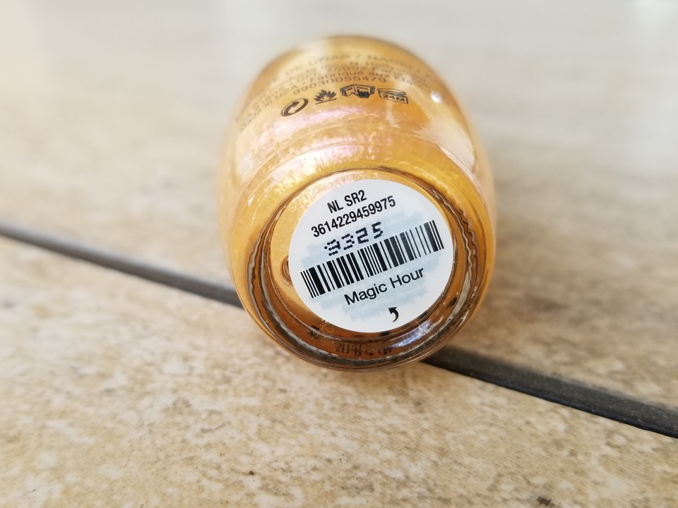 OPI Nail Polish Magic Hour NL SR2 Shimmery Glitter Orange! Hidden Prism ...