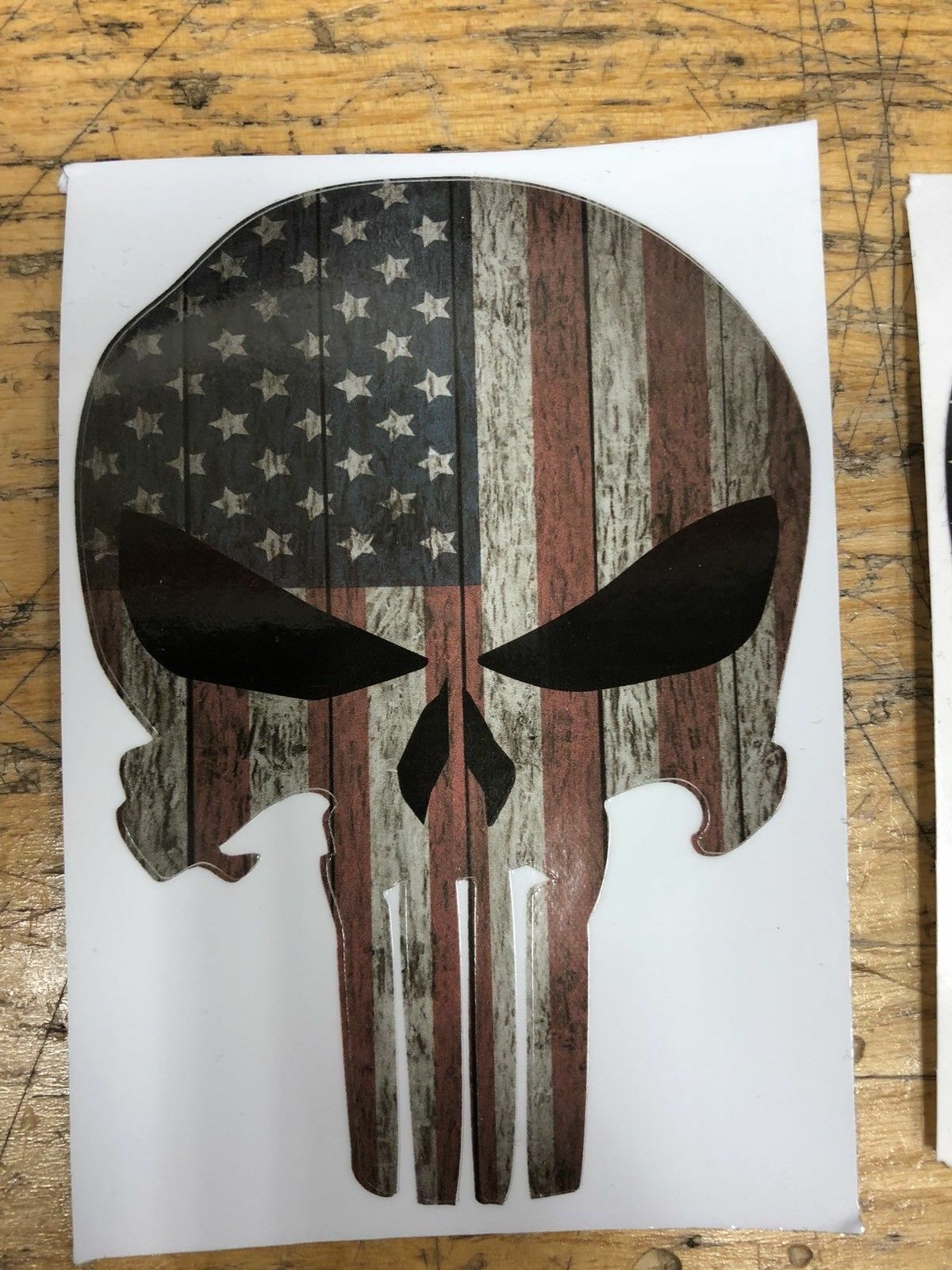 Punisher Skull American Flag Military Decal Sticker Graphic 3m Vinyl | eBay