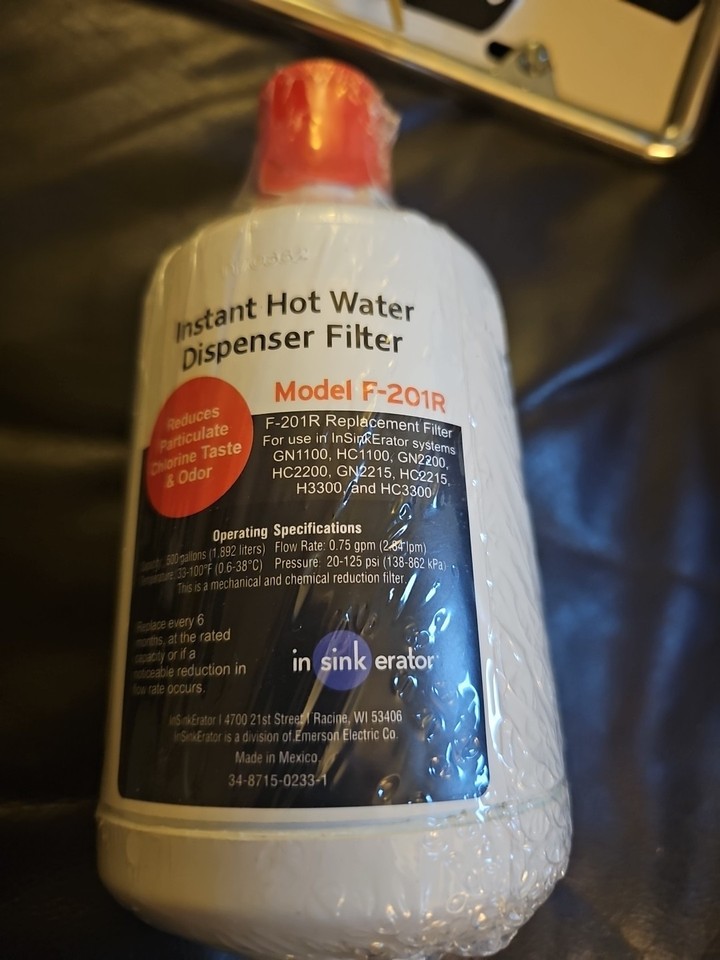 InSinkErator F-201R Instant Hot Water Dispenser Filter, NEW, | eBay