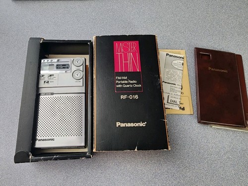 Panasonic RF-016 AM/FM Pocket Radio Tested Working With Case, Box | eBay
