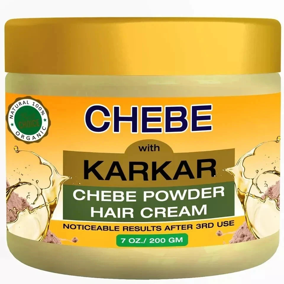 Chebe Powder Cream with Karkar Oil for Hair Growth 200GM FREE SHIPPING ...