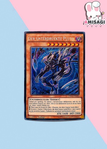 Yu-Gi-Oh! Card Of The Suppressed Pluto Secret Rare DRL3-DE010 TCG German | eBay
