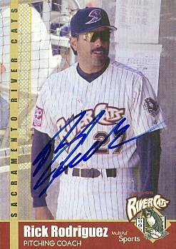 Rick Rodriguez autographed Baseball Card (Minor League) 2002 MultiAd ...