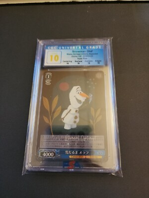 CGC PERFECT 10 Weiss Schwarz Disney 100 Dds/S104-092S SR Snowman Olaf ...