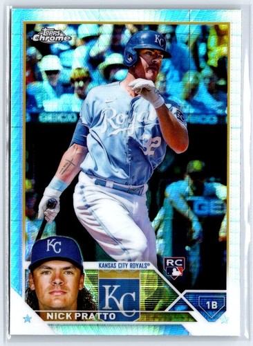 2023 Topps Chrome PRISM Nick Pratto RC #85 Royals | eBay