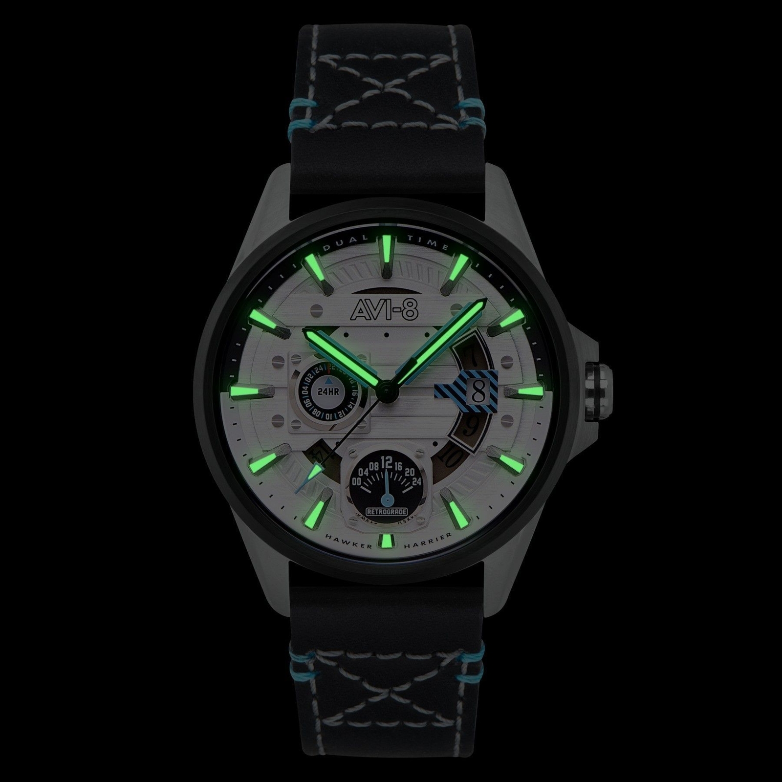 AVI-8 Hawker Harrier Farley Multifunction Stratosphere White Quartz ...