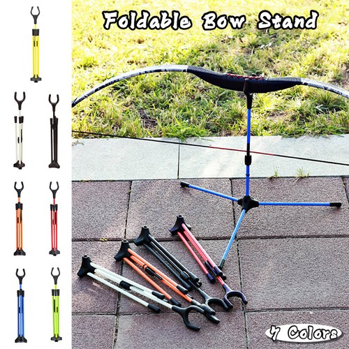Bow Stand Foldable Archery Recurve Bow Stand Rack Holder for Recurve ...