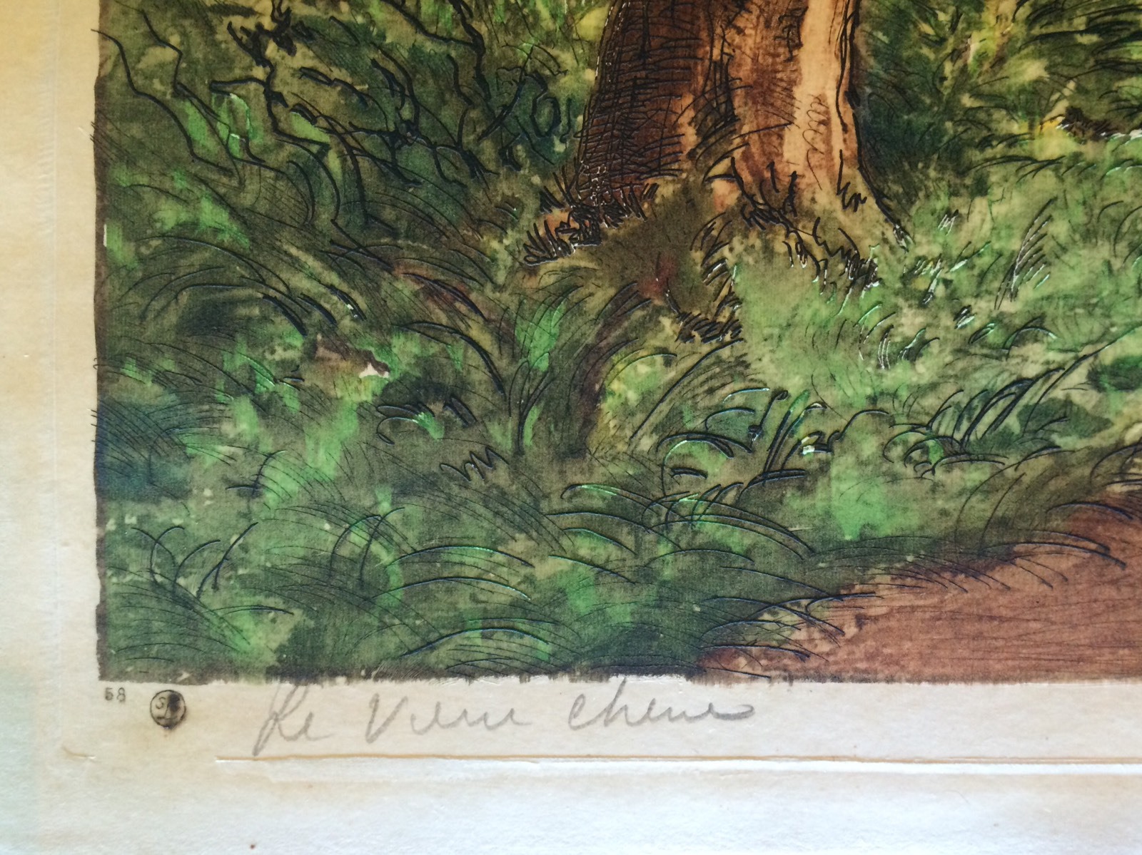 Paul-Emile Lecomte Signed Print - Paris Etching Society NY USA - Sidney ...