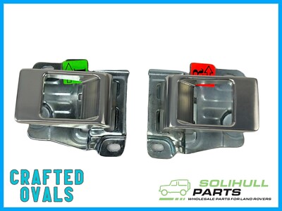 Billet Aluminium Interior Door Pull Release Handles for Land Rover ...