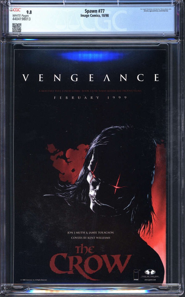 SPAWN #77 CGC 9.8 WHITE PAGES // IMAGE COMICS 1998 | eBay