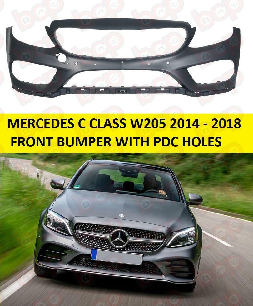 MERCEDES C CLASS W205 2014 - 2018 FRONT BUMPER AMG LINE MODELS ...