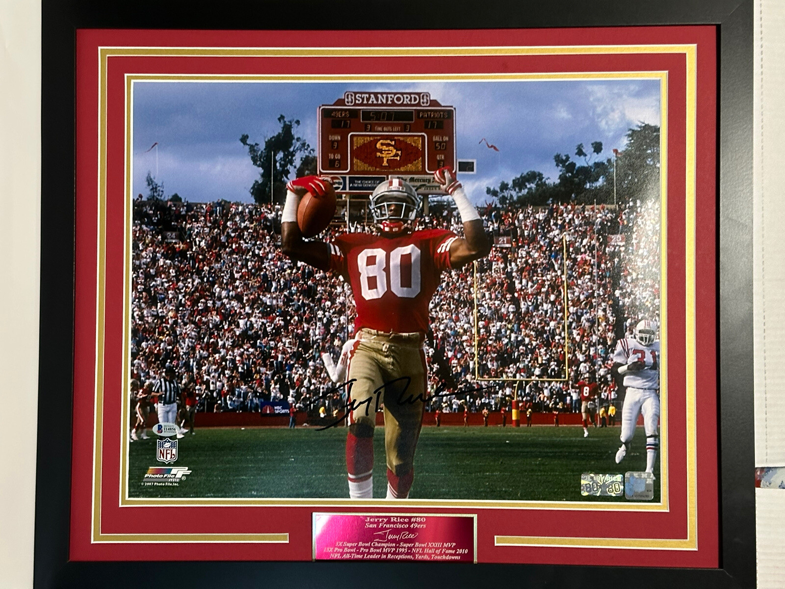 Jerry Rice Autographed Memorabilia | Signed Photo, Jersey, Collectibles ...