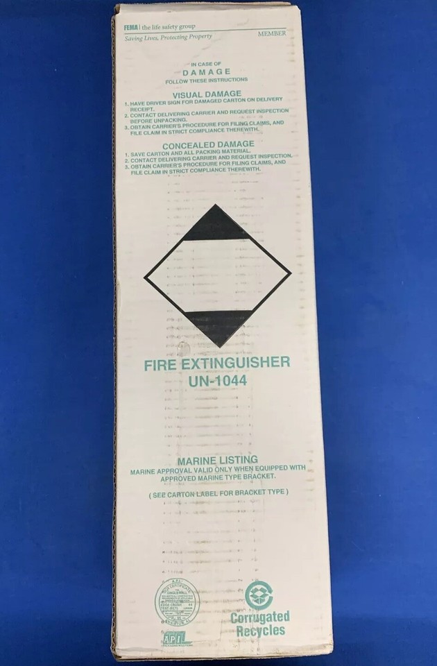 Amerex 397 Halotron 11lb Fire Extinguisher (New In Box) 06/2024 Cert ...