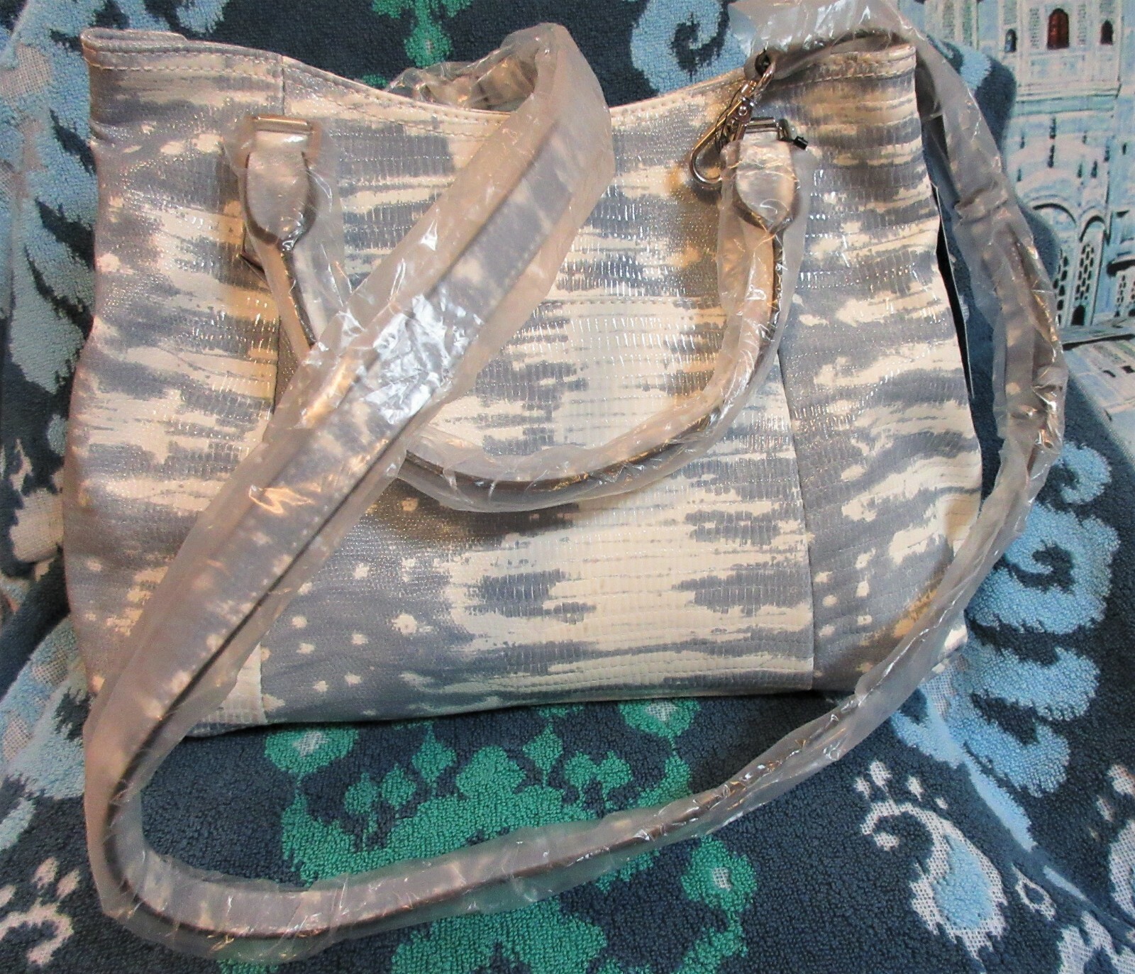 Snakeskin Print Handbag Simply Vera By Vera Wang 'Modena' Convertible ...