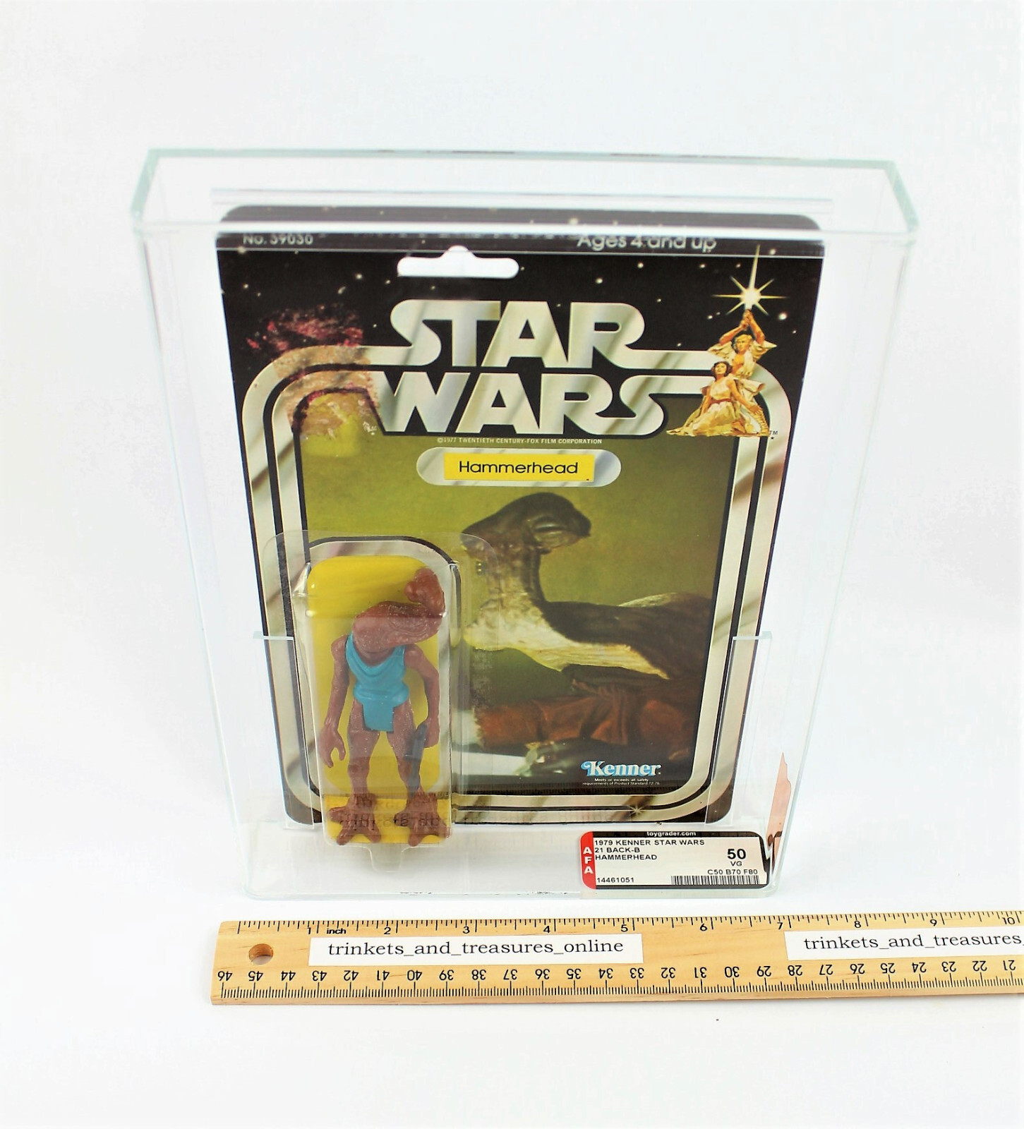1979 KENNER STAR WARS HAMMERHEAD ACTION FIGURE 21 BACK B AFA 50 SUB C50 B70 F80 | eBay