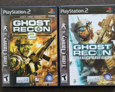 TOM CLANCY'S GHOST RECON ADVANCED WARFIGHTER & FIRST CONTACT - PS2 ...
