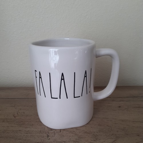 Rae Dunn Ceramic FALALA! Christmas Holiday Coffee Tea Mug Farmhouse ...