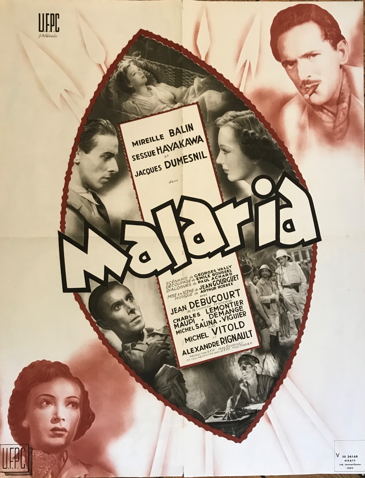 MALARIA AFFICHE PROGRAMME 1943 | eBay