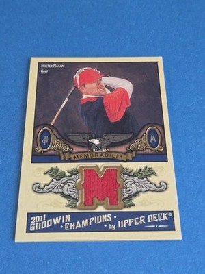 HUNTER MAHAN - 2011 UPPER DECK GOODWIN CHAMPIONS - MEMORABILIA CARD | eBay