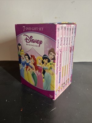 Disney Princess 7-DVD Gift Set VGC Tested Complete W/Inserts Rare | eBay