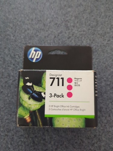 HP DesignJet 711 Magenta 3-Pack BNIB! | eBay