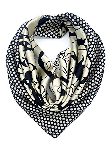Silk Feeling Scarf Women's Fashion Pattern & Solid Color Large Square 315 | eBay